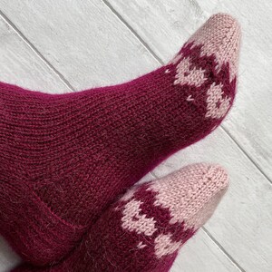 Heart Warming Socks - PDF Knitting Pattern - Digital Download. Sock ...