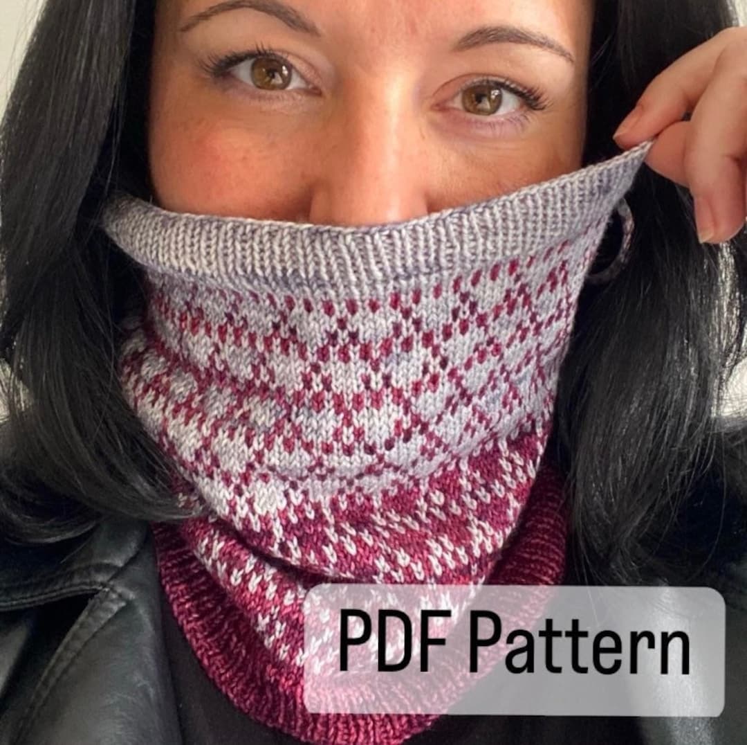 Winter Peaks Cowl PDF Knitting Pattern - Digital Download. Beginner ...
