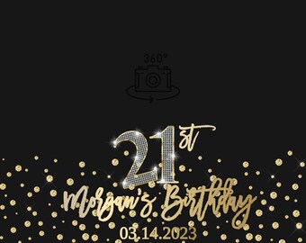 Birthday 360 Video Photo Booth Overlay Touchpix Overlay Bday Photo ...