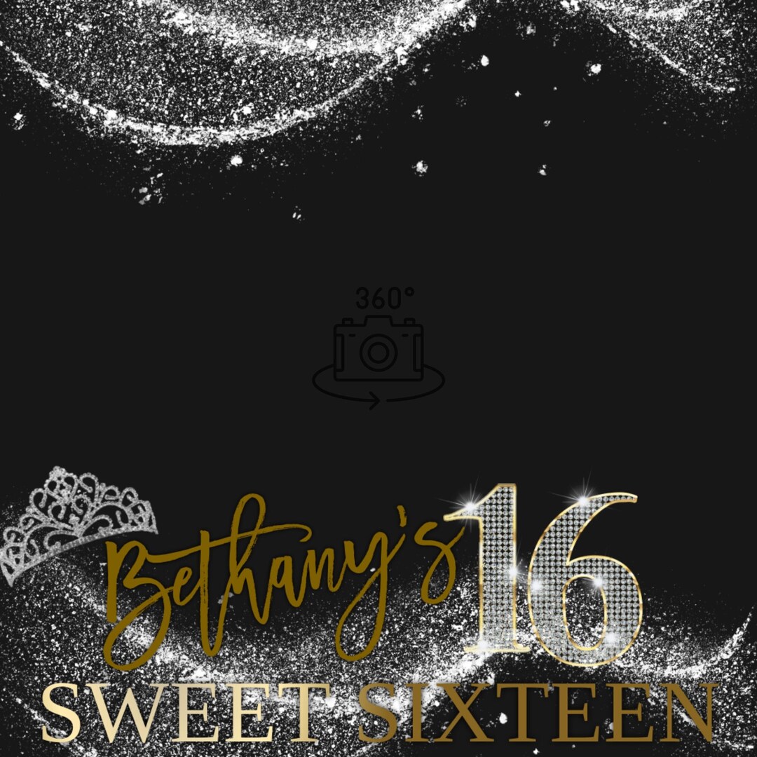 Birthday 360 Video Photo Booth Overlay Touchpix Overlay Bday Photo ...