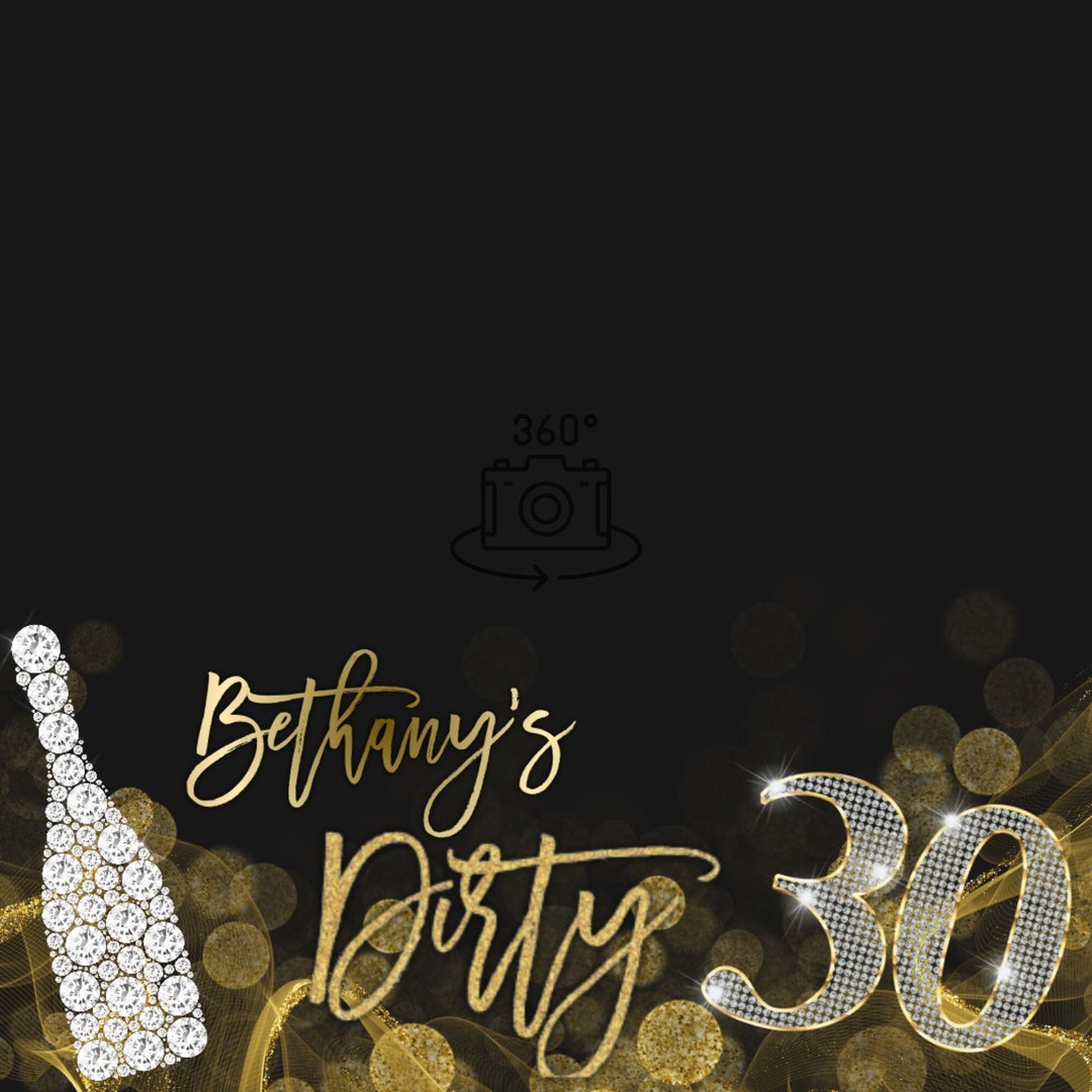 Birthday 360 Video Photo Booth Overlay Touchpix Overlay Bday Photo ...