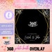Wedding Engagement Overlay 360 Photo Booth Overlay Birthday Filter Bday ...