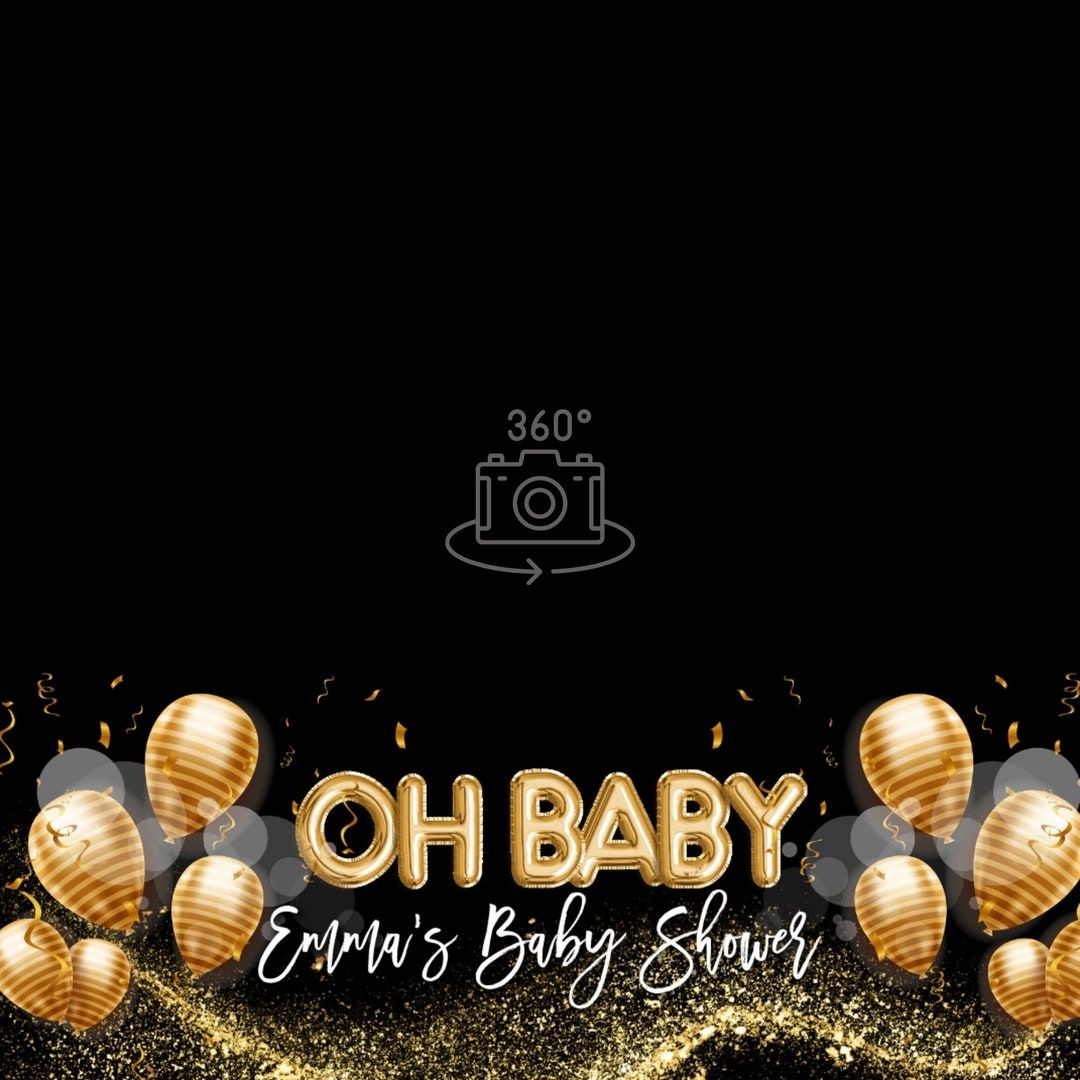 Baby Shower 360 Video Photo Booth Overlay Birthday Filter Bday Photo ...