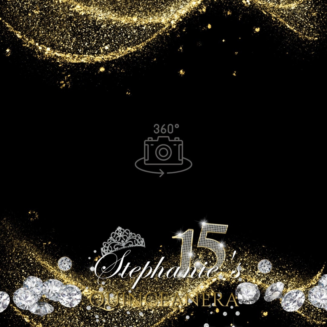 Editable 360 Video Photo Booth Overlay Birthday Filter Bday Photo Booth ...