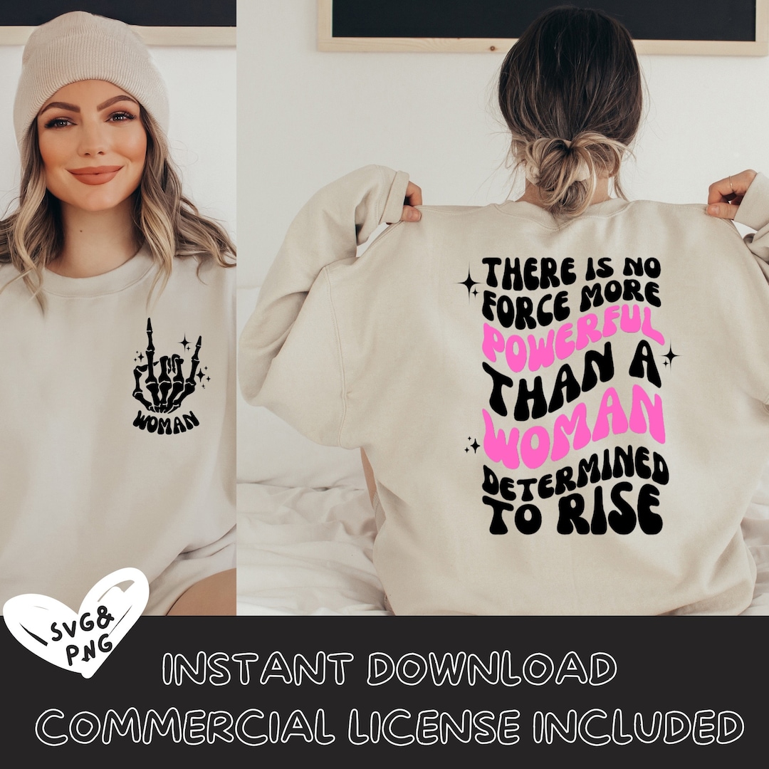 Powerful Woman Determined to Rise Svg,inspirational Svg,tshirt Svg,svg ...