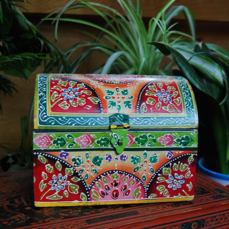 Hand Painted Jewelry Box - Etsy