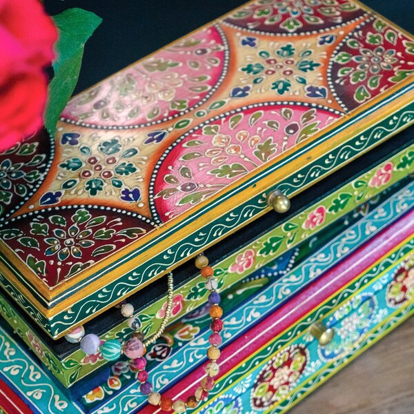 Hand Painted Box - Etsy