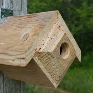 Titmouse Diamond House. Nuthatch, Chickadee and Wren Nesting Box Made ...