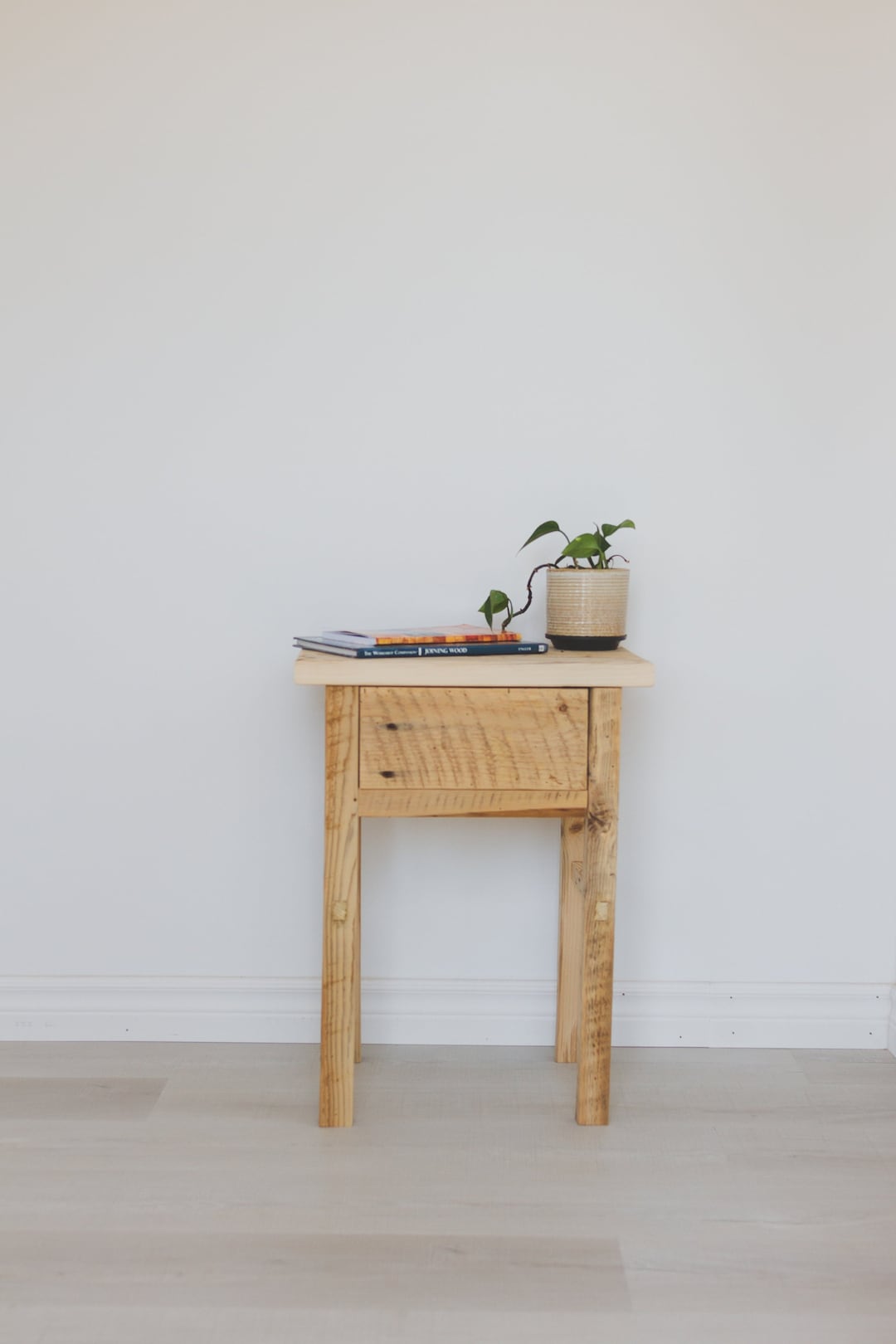 Barnwood Bedside Table. Barn Wood Nightstand Made From Authentic ...