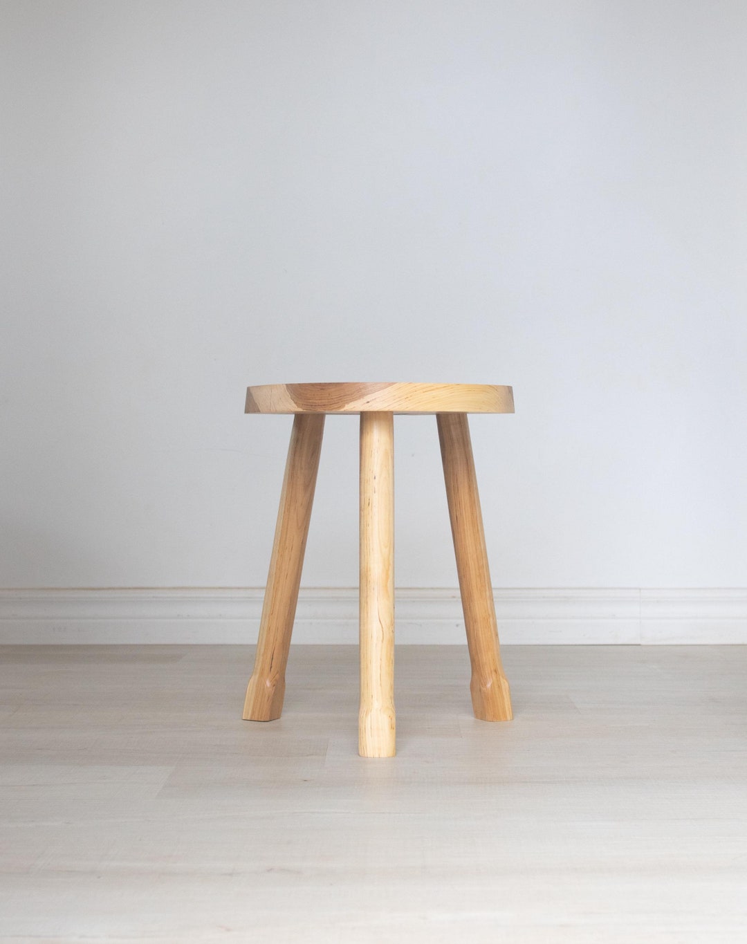 The Maple Stool. Hardwood Modern Maple Tripod Stool. Made From Solid ...