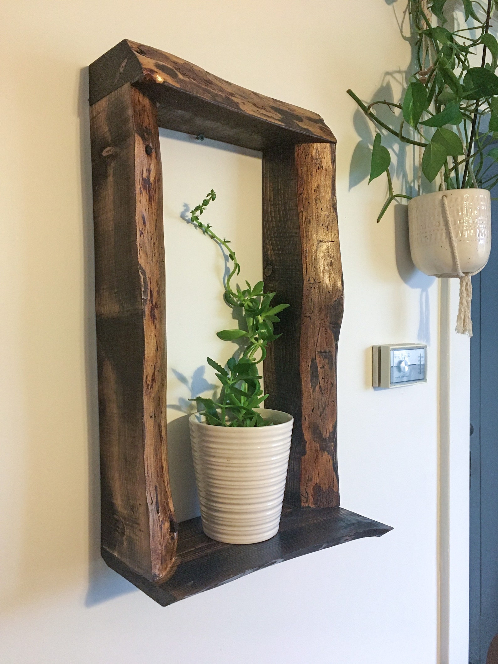 Live Edge OOAK Wooden Shadow Box. Home Altar. - Etsy