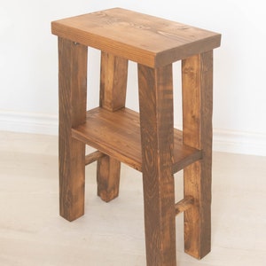 Rustic Brown Narrow Table Made From Reclaimed Barnwood. Rustic ...