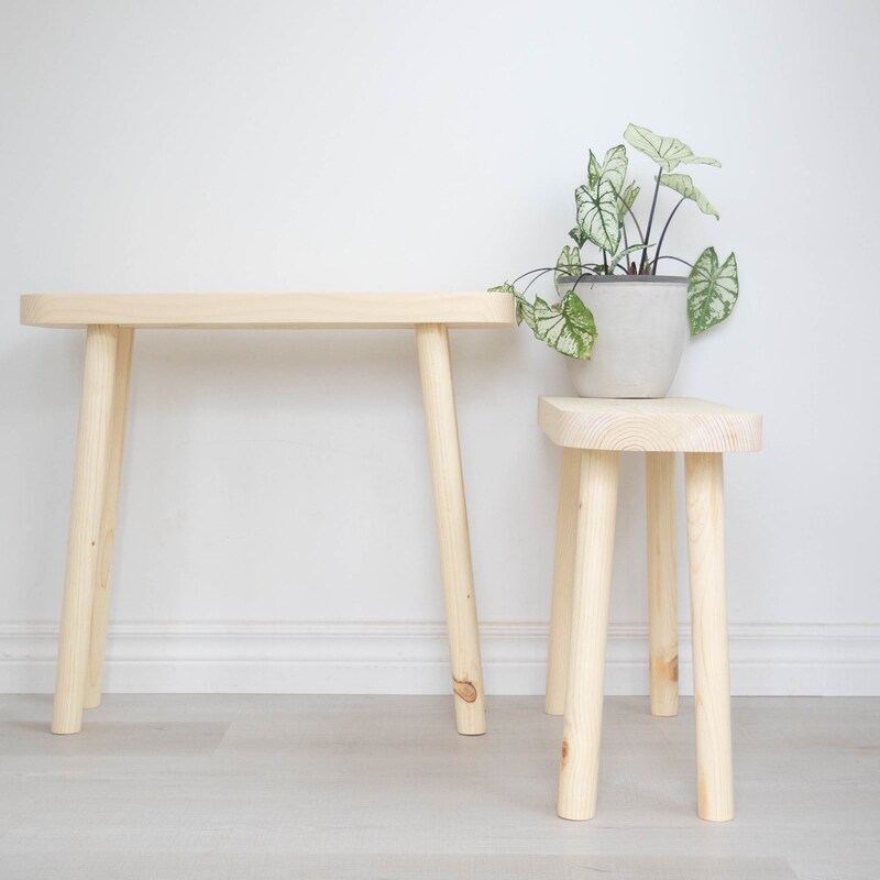 Small Wood Table - Etsy