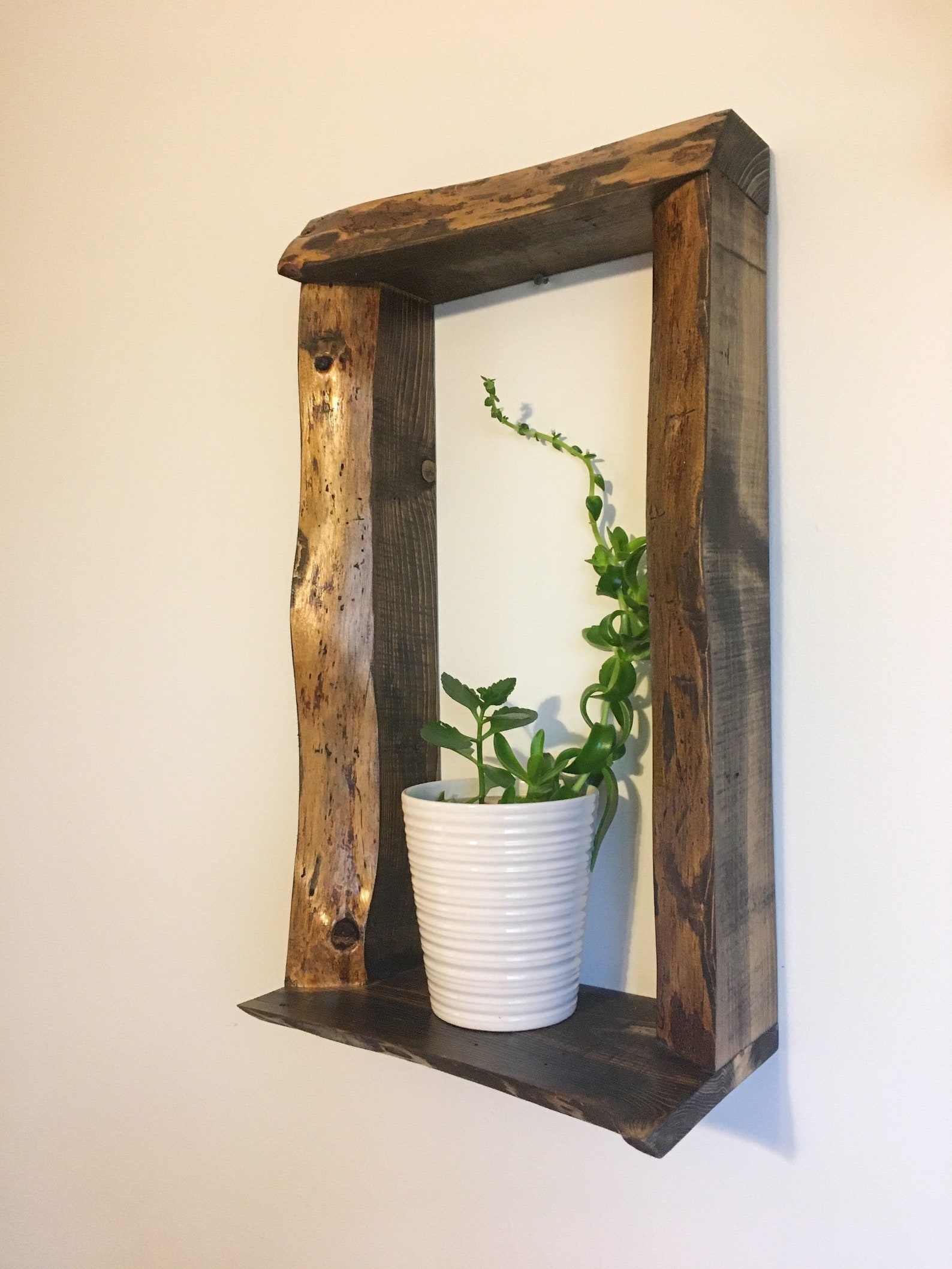 Live Edge OOAK Wooden Shadow Box. Home Altar. - Etsy