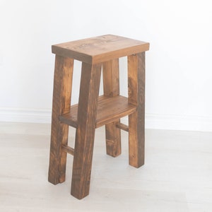Rustic Brown Narrow Table Made From Reclaimed Barnwood. Rustic ...