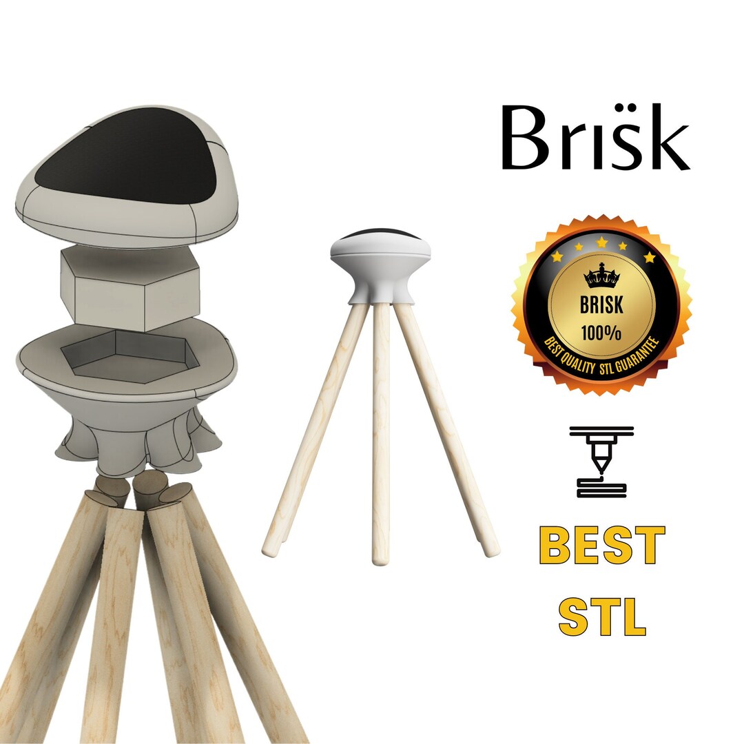 Brisk Stool 3D Design / STL Seat / Digital File / STL File / Ready for ...