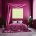 Mock up Magenta Trendy Frame Mock Up,maximalist,funky Decor,magenta ...