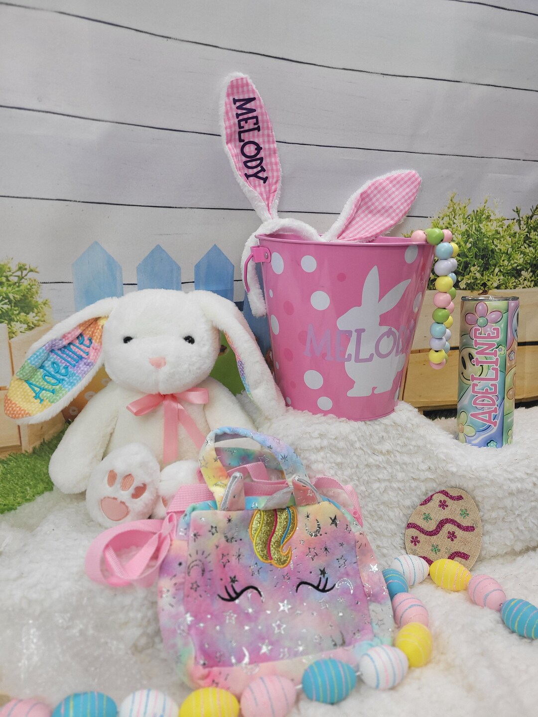 Easter Bunny Basket Gift Set for Kids, Easter Bunny and Tumbler, Create ...