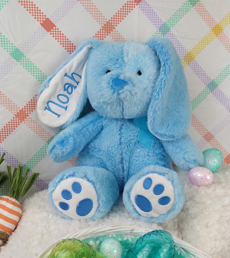 Personalized Bunny Stuffed Animal Personalized Easter Plush - Etsy