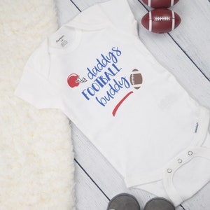 Daddy's Football Buddy Onesies® , Baby Football Outfit, Baby Football ...