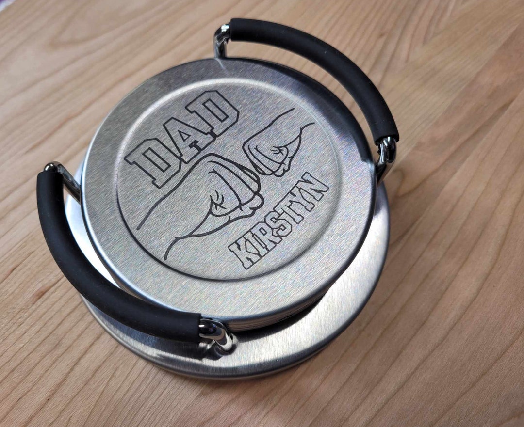 Personalize Coasters, Father's Day Gift With Kids Name, Dad Life Fist ...
