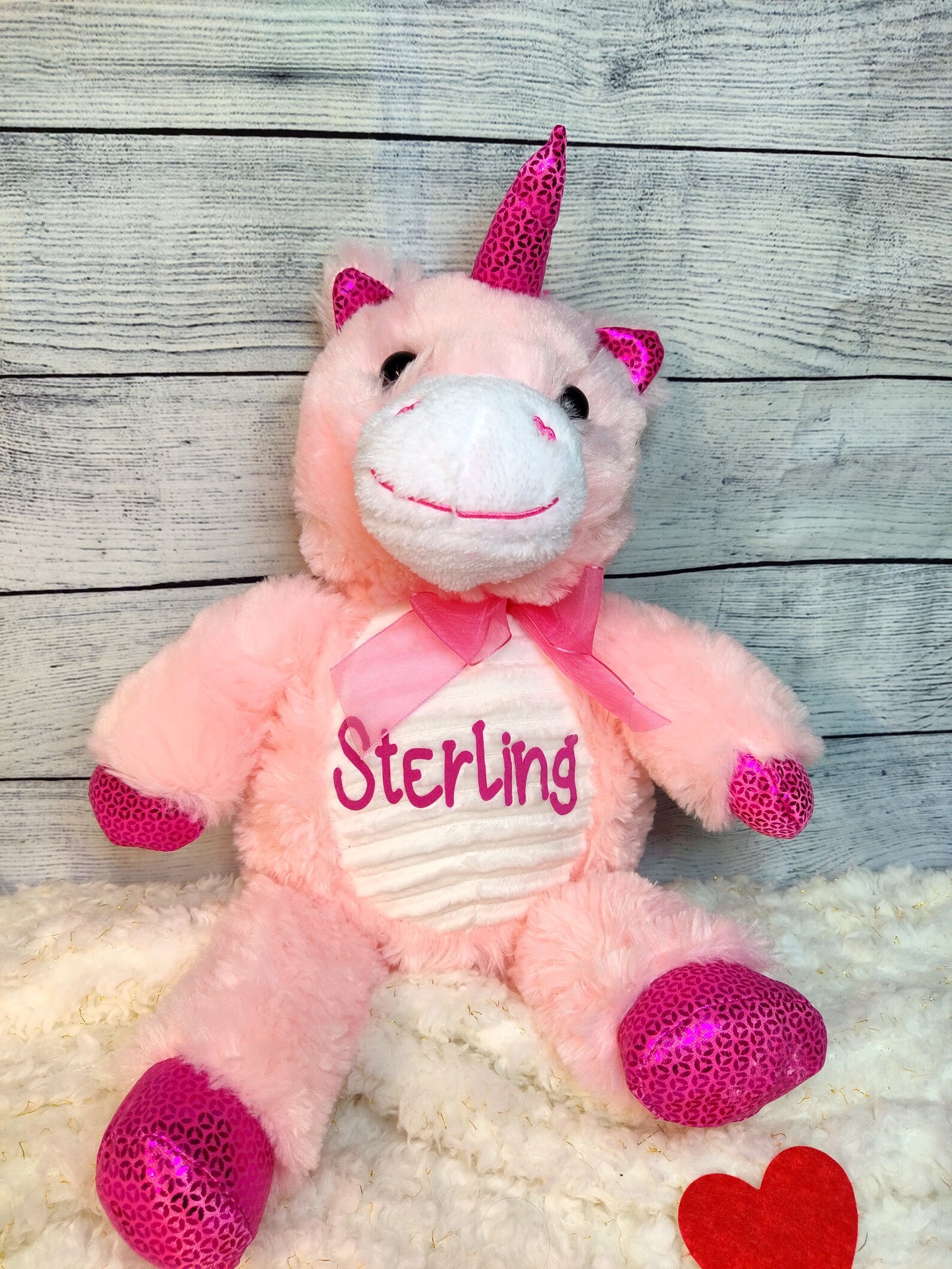 Kids Valentine Stuffed Animal, Boy Stuffed Dinosaur, Boy Valentine Gift ...