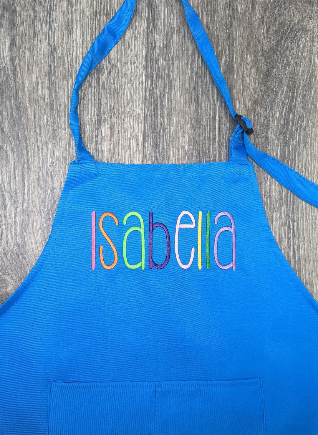 Personalized Kids Baking Apron With Name, Cooking Apron for Girl and ...