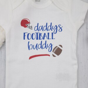 Daddy's Football Buddy Onesies® , Baby Football Outfit, Baby Football ...