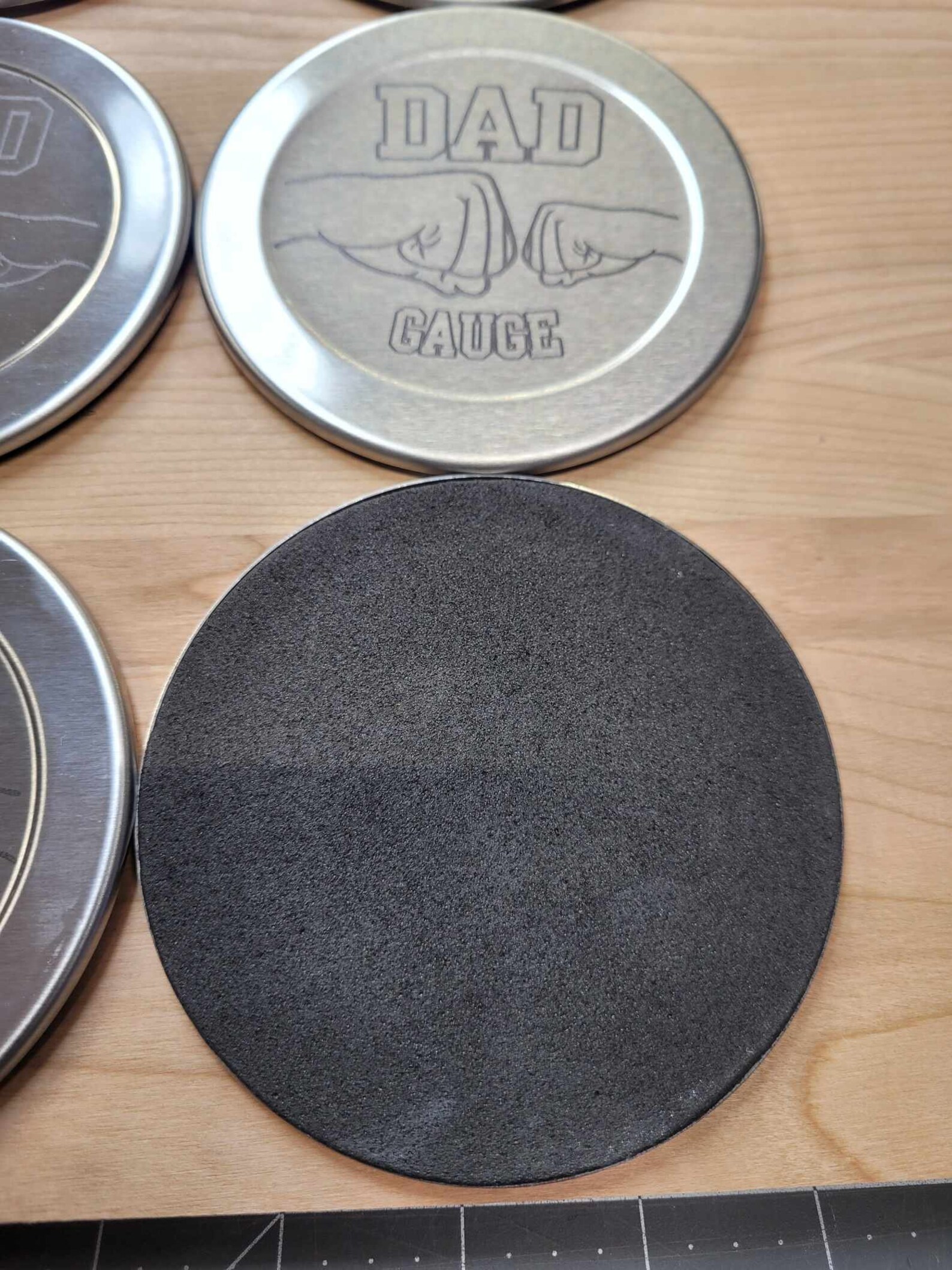 Personalize Coasters, Father's Day Gift With Kids Name, Dad Life Fist ...