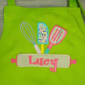 Little Kids Baking Apron, Cooking Apron for Kid Christmas Gift, Child ...