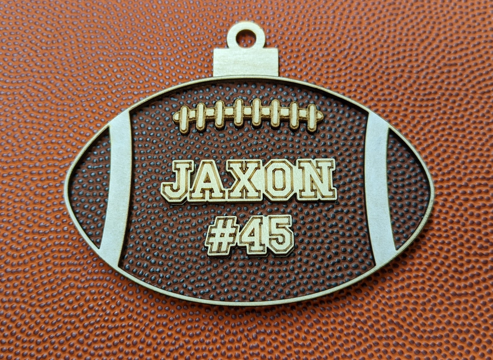 Personalized Football Christmas Ornament, Football Team Coach Gift ...