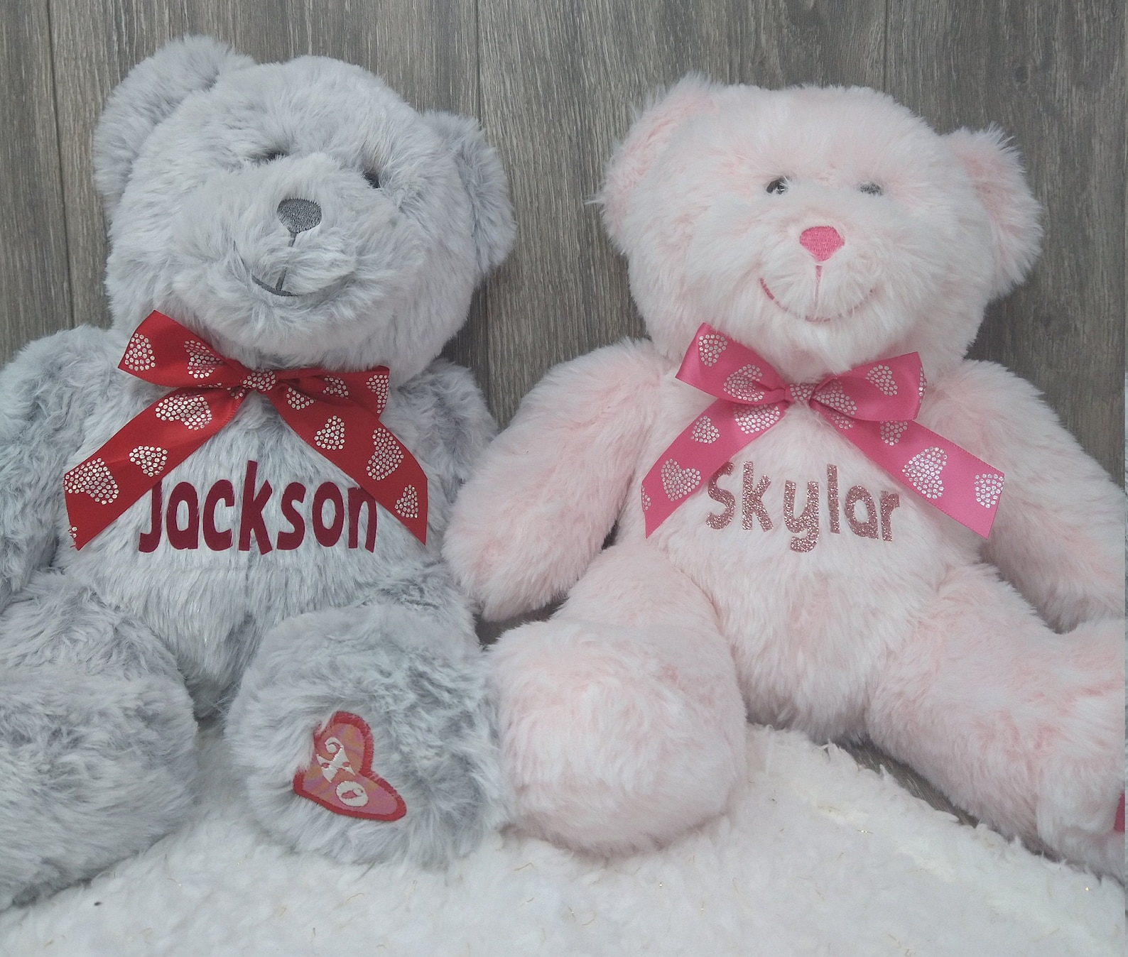 Personalized Valentine Teddy Bear Valentine Gift Valentine - Etsy