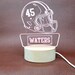 Personalized Football Helmet LED Light, LED Sports Night Light Room ...
