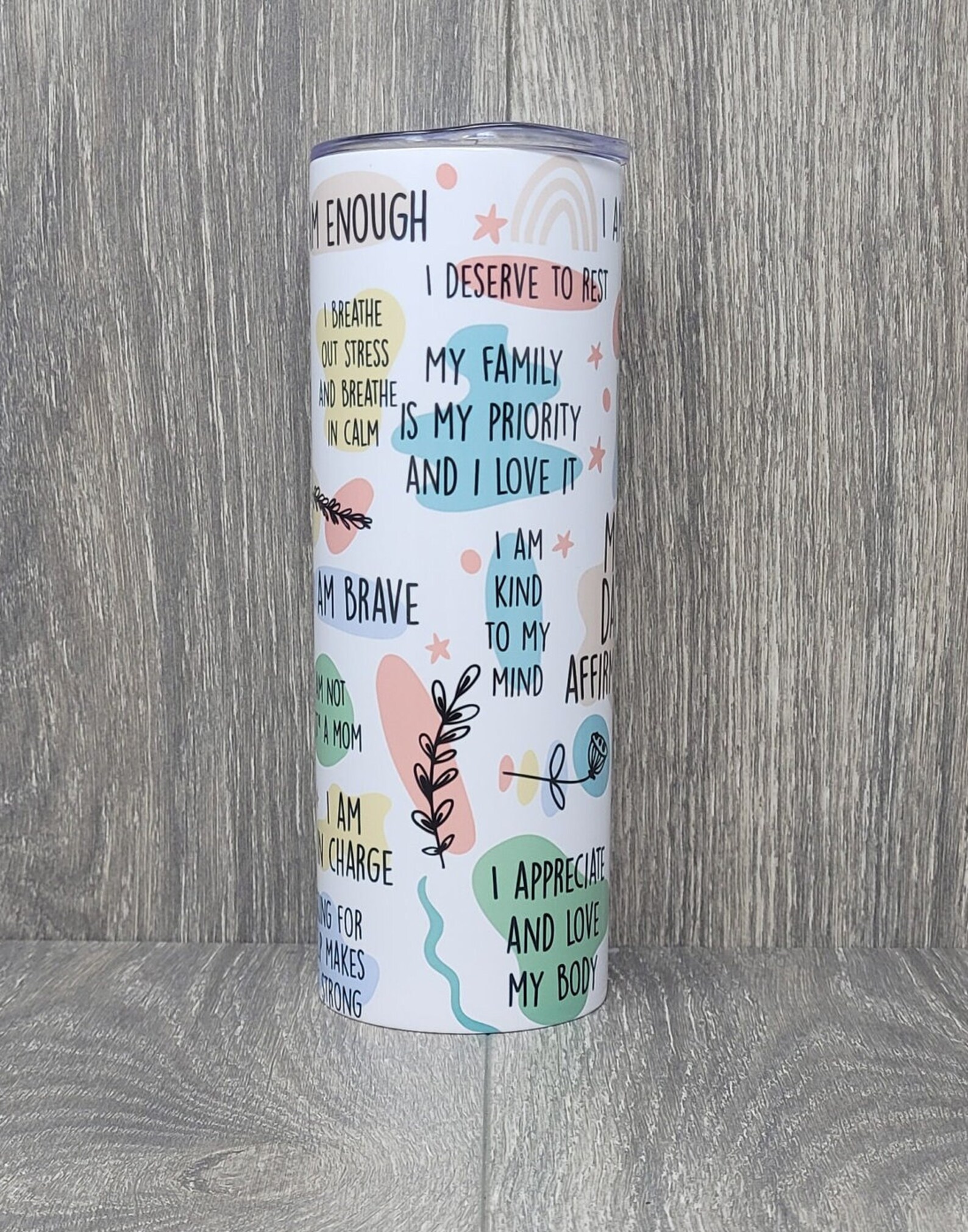 Mom Affirmations Tumbler, Mother's Day Tumbler, New Mom Tumbler, Daily ...