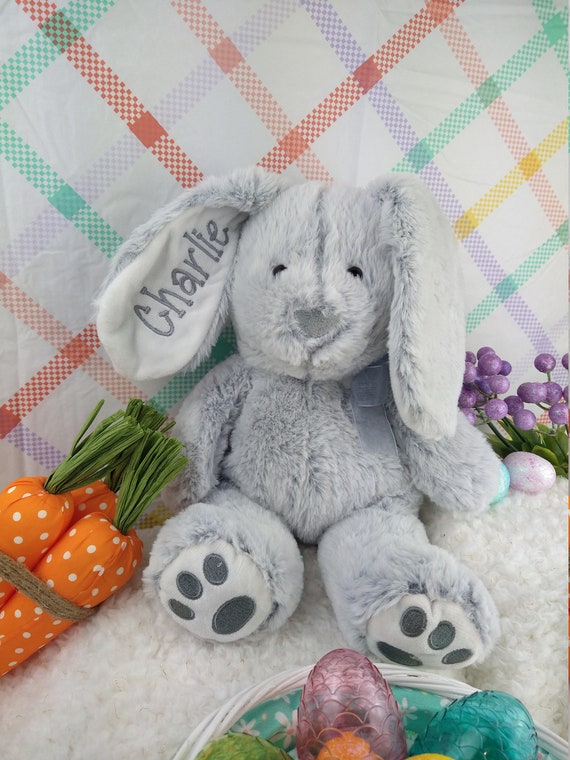 Personalized Bunny Stuffed Animal Personalized Easter Plush - Etsy