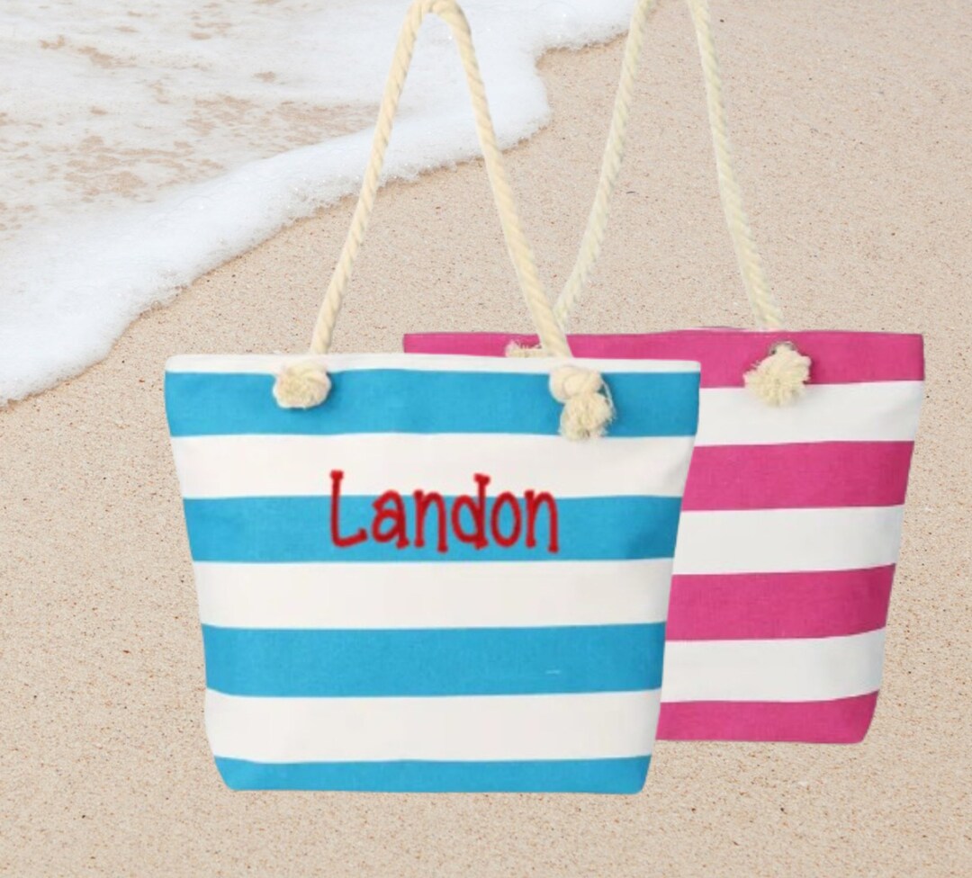 Personalized Beach Bag, Beach Bag Girls Trip Gift, Beach Tote - Etsy