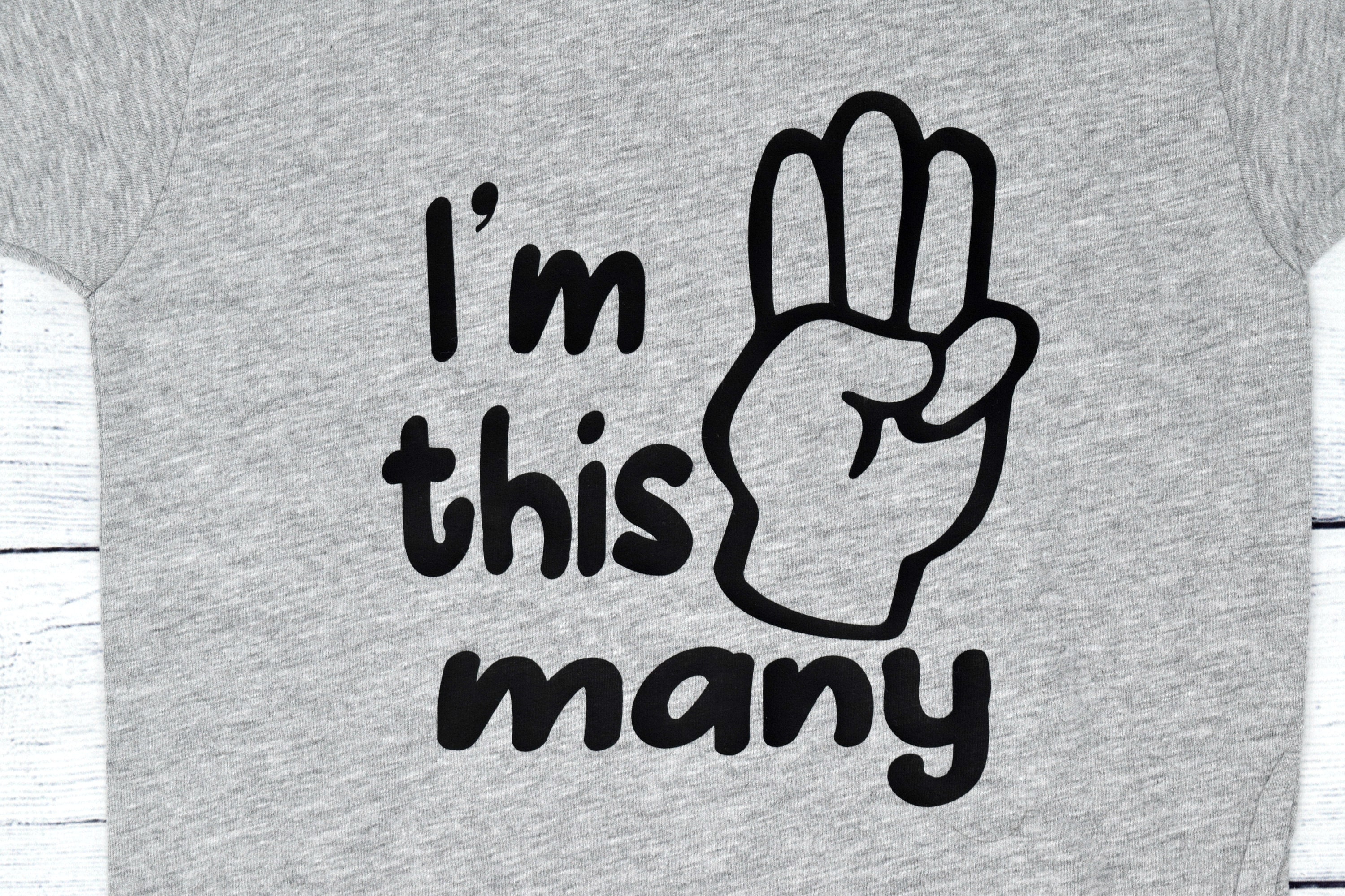 Kids Birthday Shirt I'm this Many Bday Shirt 1 2 3 4 5 | Etsy