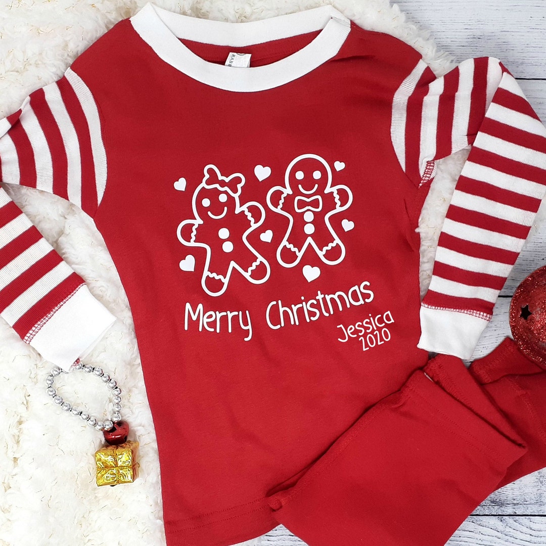 Baby Christmas Pajamas, Gingerbread Man Xmas Pj's, Matching Sibling ...