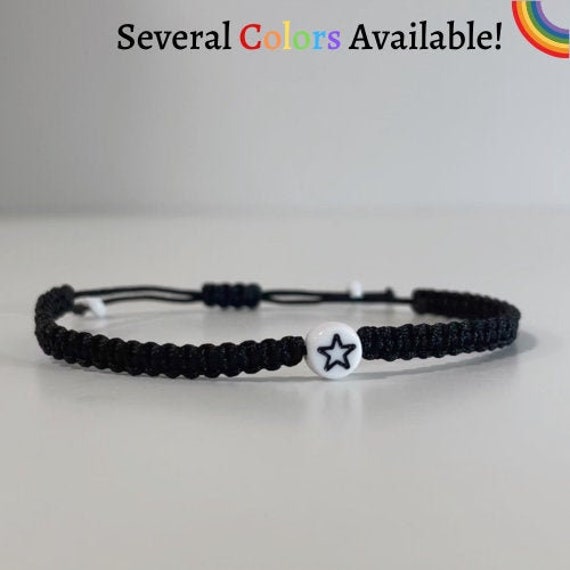 Adjustable Star Bracelet // Star Macrame Bracelet | Etsy