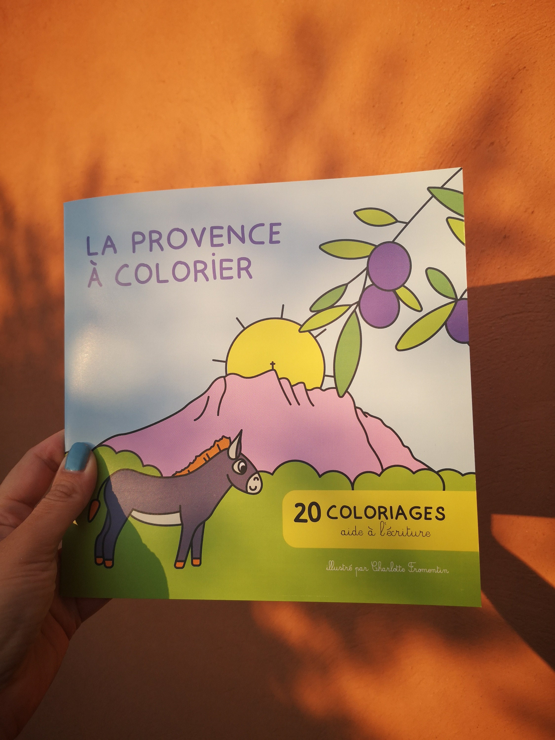 Coloring Book provence to Color 20 Simple Illustrations for the Little ...
