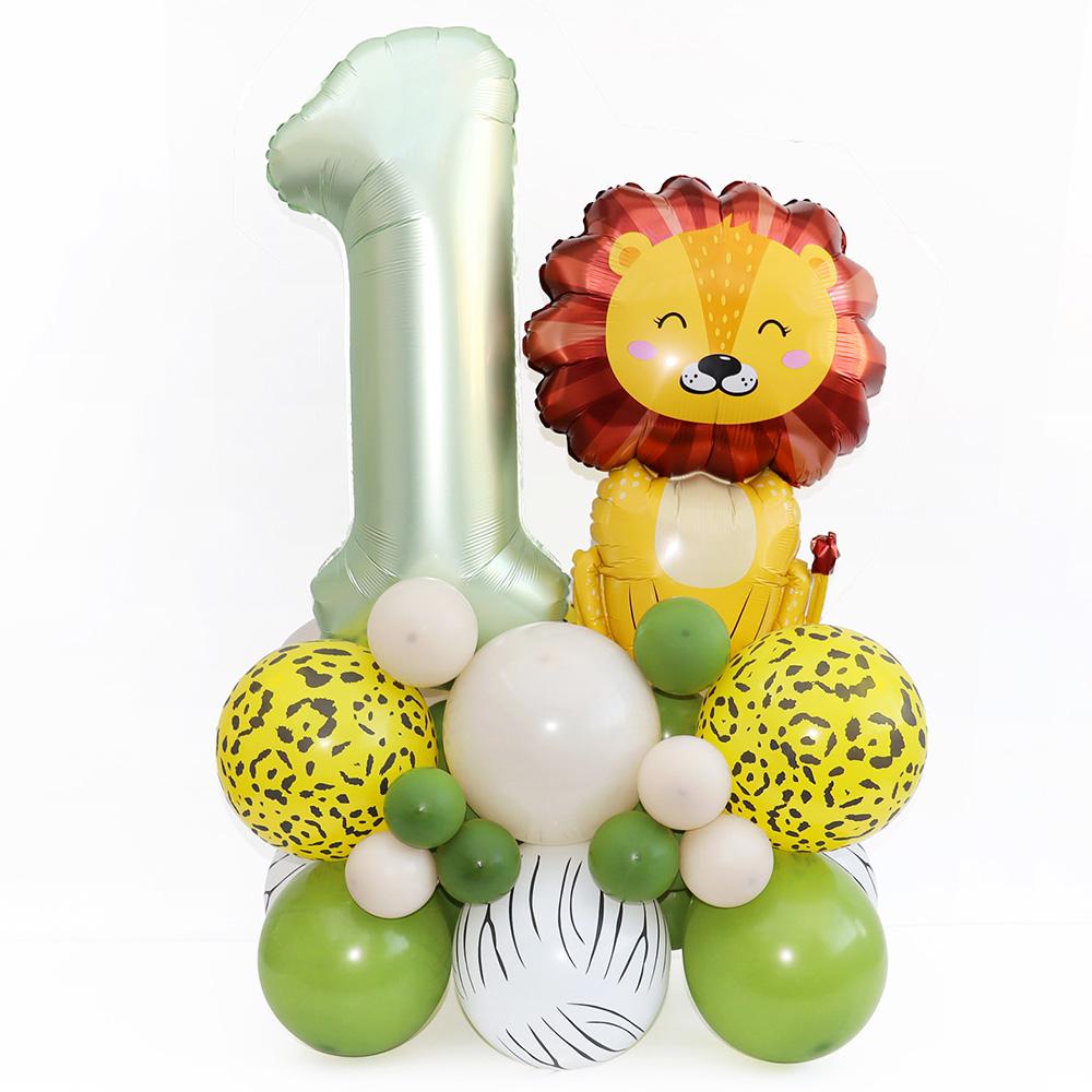 Large Lion Balloon Sculpture, Balloon Stack, Lion Balloon, Safari ...