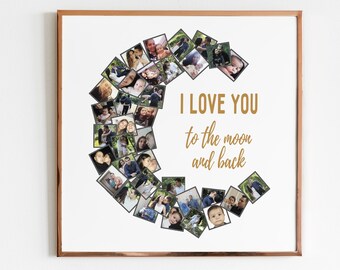 Moon Photo Collage | Etsy