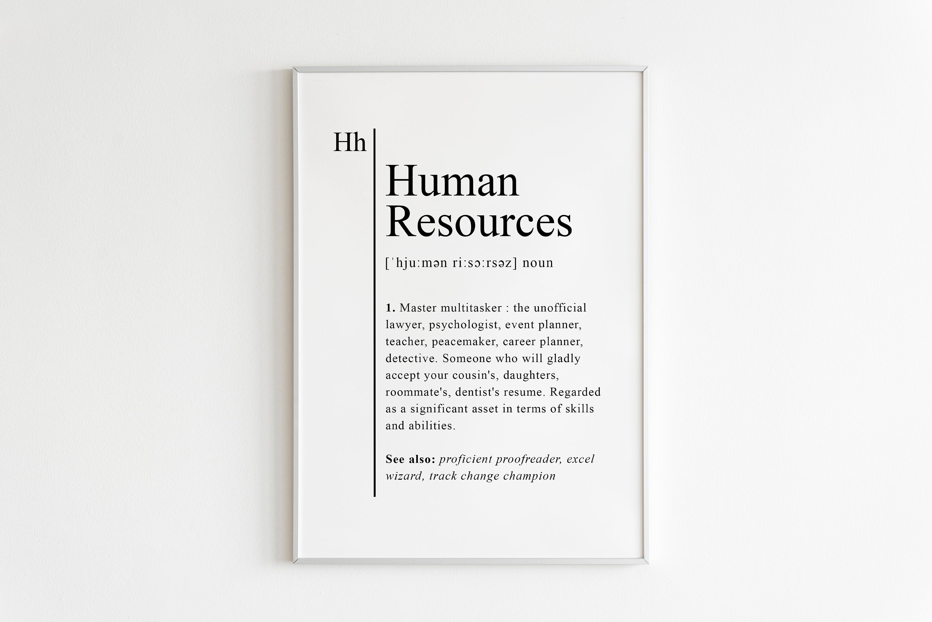 Human Resources Sign - Etsy