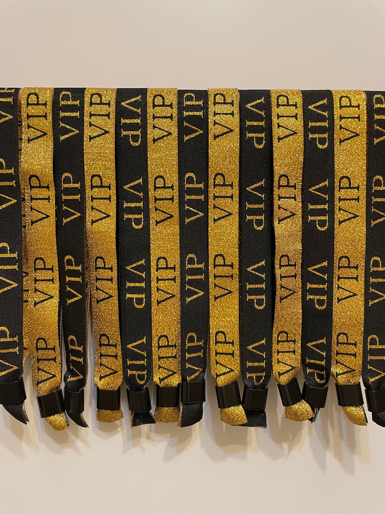 Festival Event Fabric VIP Wristbands, Cloth Party Bracelets - Etsy