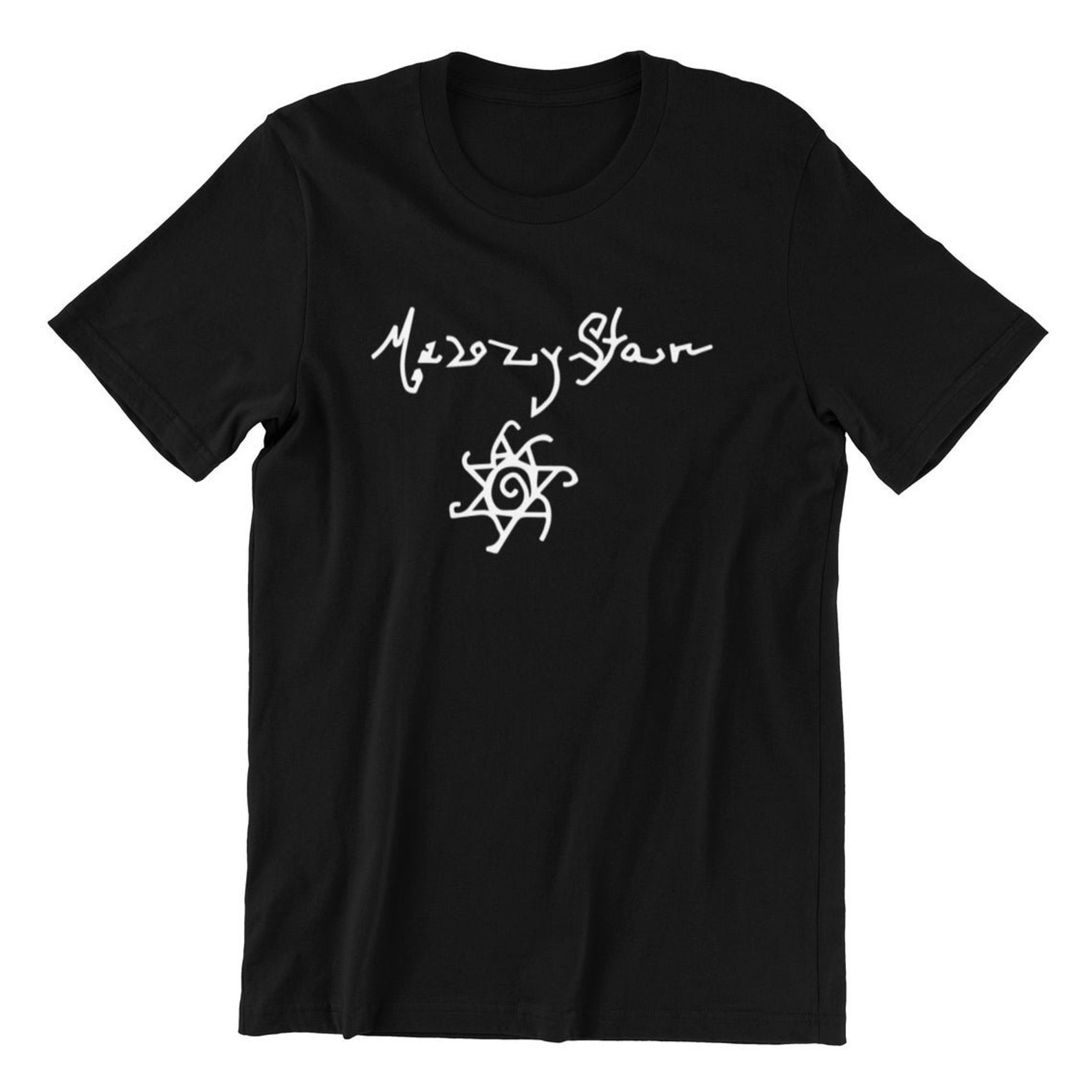 Mazzy Star Poster Logo Print T Shirt 90s Rock Nostalgia Merch Etsy Uk