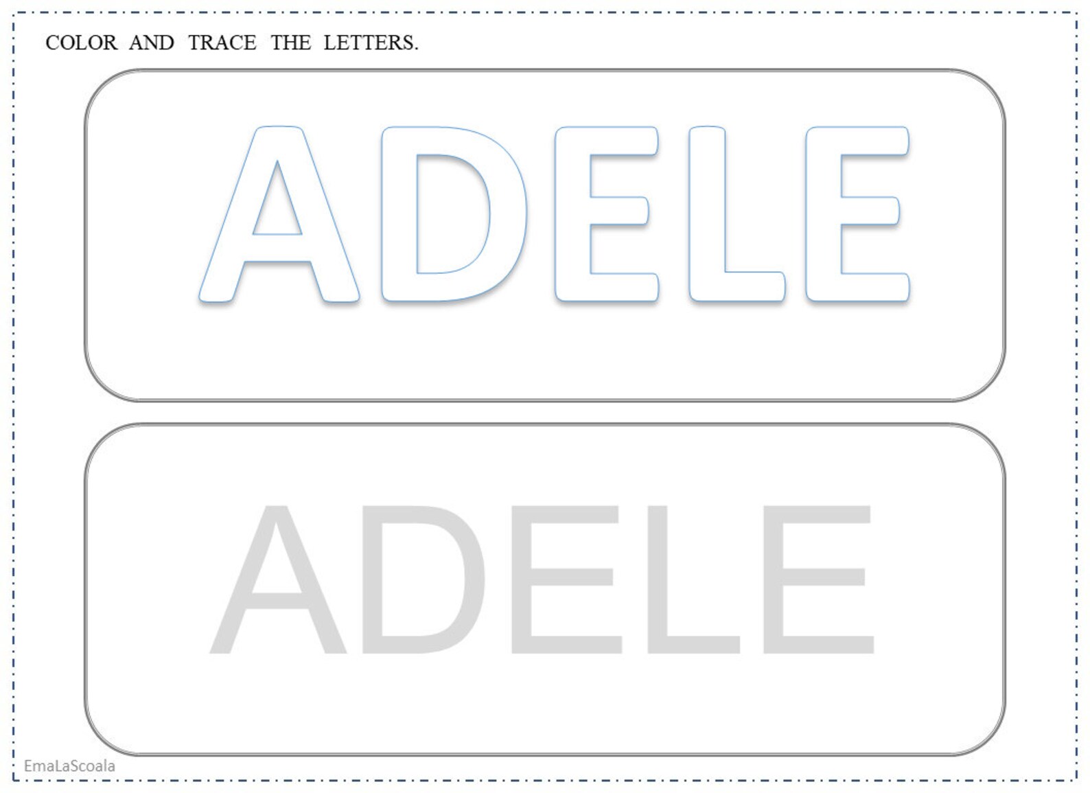 Learn to Write Your Name, Editable Format for Name Tracing, Custom Name ...