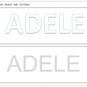 Learn to Write Your Name, Editable Format for Name Tracing, Custom Name ...