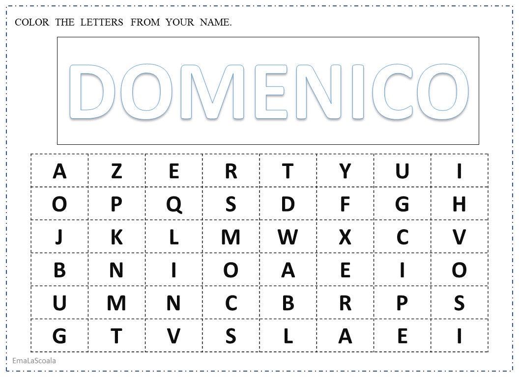 Learn to Write Your Name, Editable Format for Name Tracing, Custom Name ...