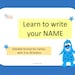 Learn to Write Your Name, Editable Format for Name Tracing, Custom Name ...