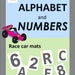Print and Drive, Race Cars Letters and Numbers, Printable Mat ...